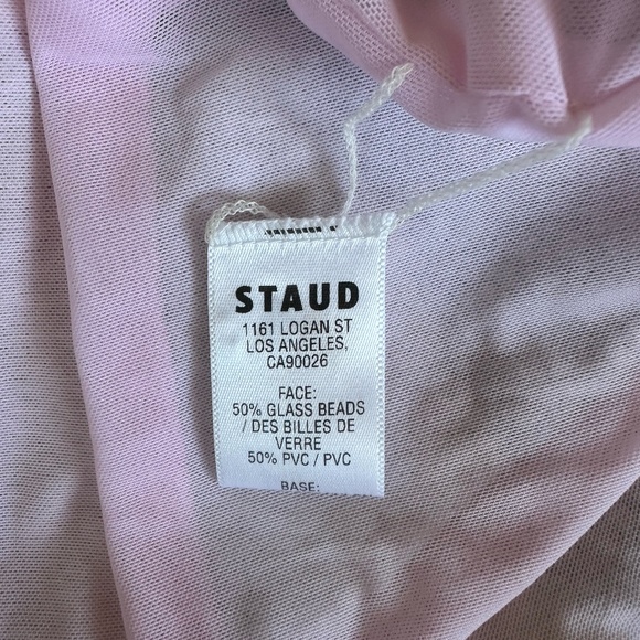 STAUD | Dresses | Staud Le Sable Sunset Suns Beaded Mini Dress With Leg ...